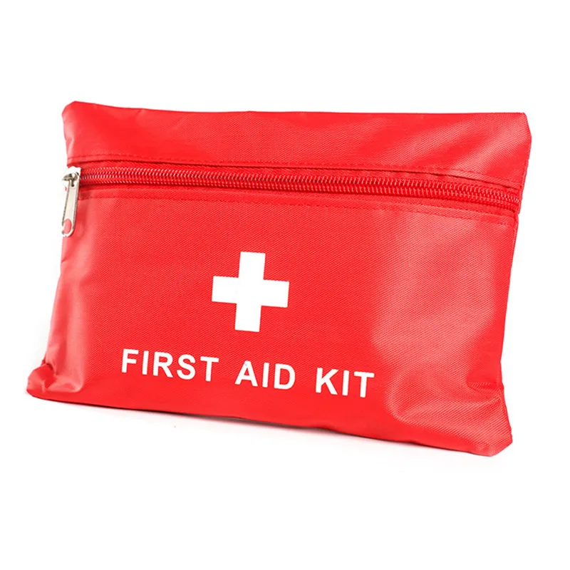 Red Color Handy Home First Aid Kit Bag And Pouches Customizable Styles ...