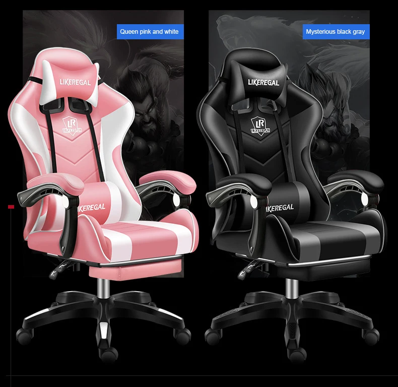 High Back Ergonomic Rotating Custom Logo Big and Tall Racing Computer ...