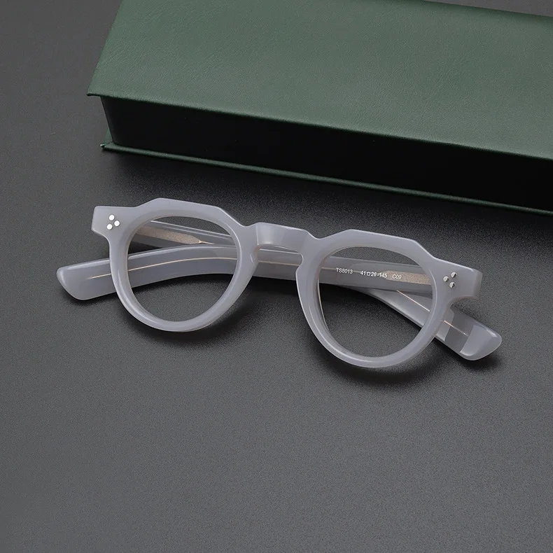 Top Quality Acetate Thick Eyeglasses Frame 8013 Brand Designer Men ...