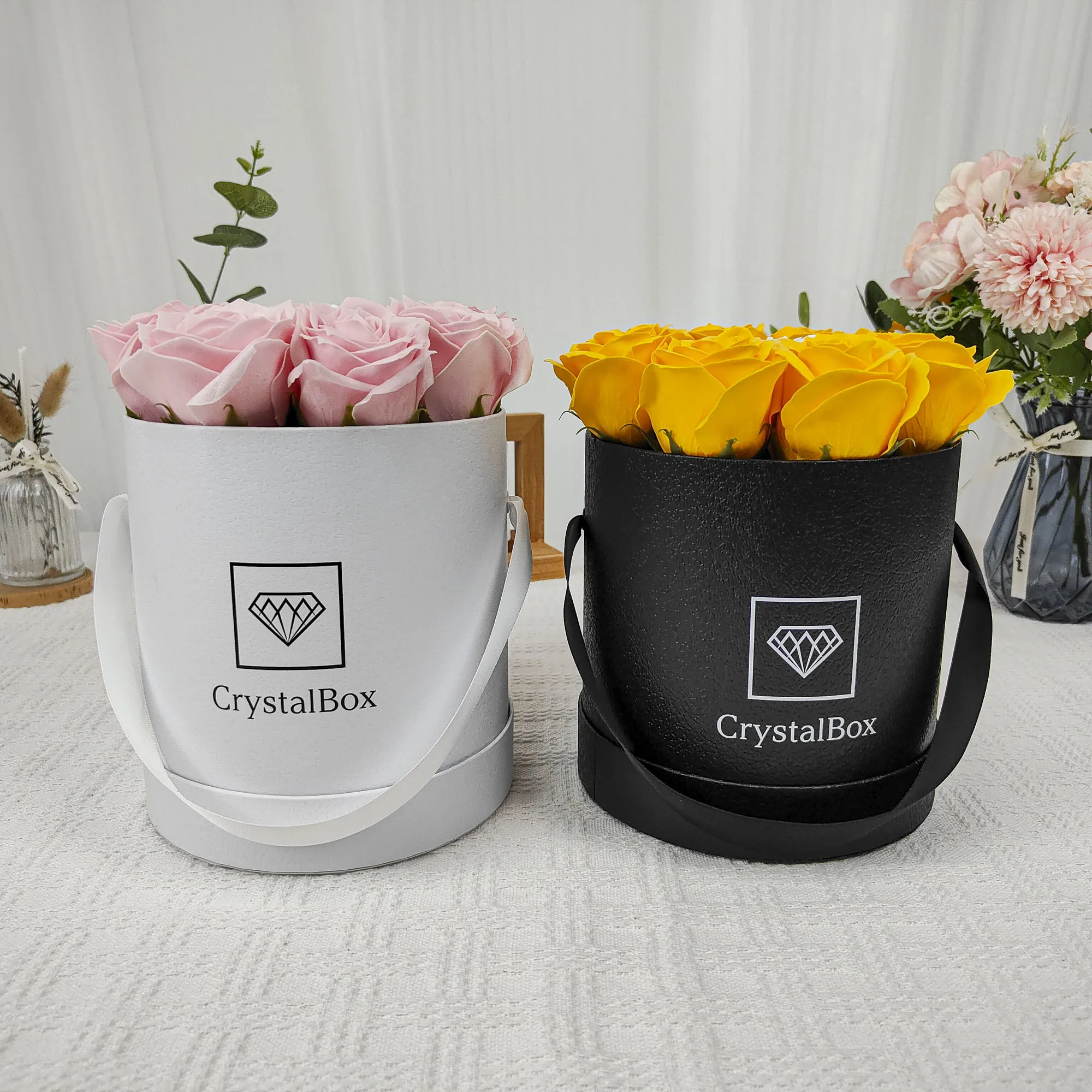 Wholesale Square Flower Gift Box Deep Love Roses for Flowers ...