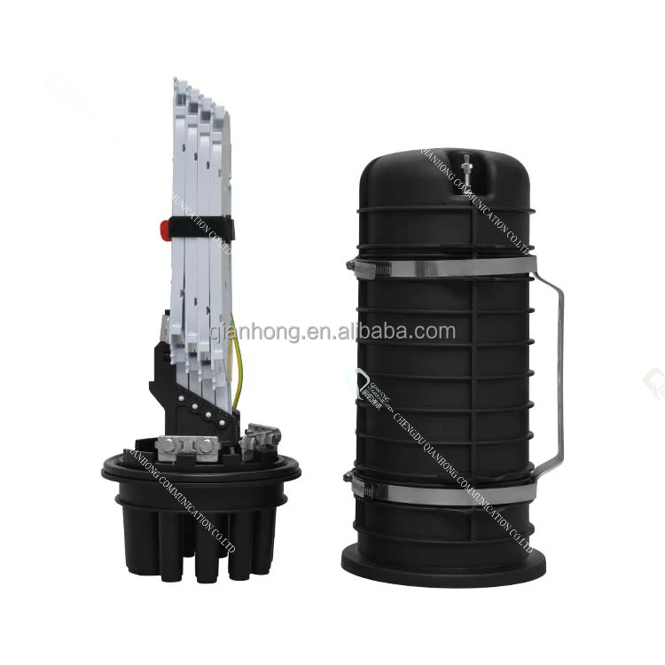 96 cores FTTH IP68 Fiber Optic Splice Closure heat-shrinkable Seal ...