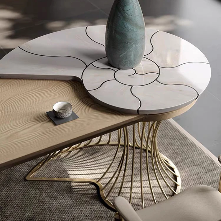 Villa Tea Room Series Meeting Furniture Light Luxury Island Tea Table ...