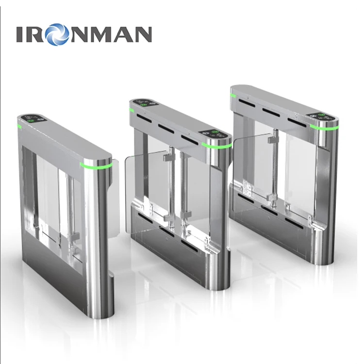 Automatic Security Swing Barrier Turnstile RFID Access Control for ...