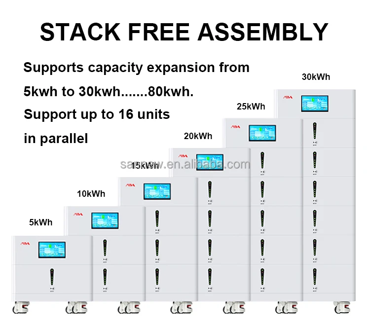 5kw Inverter And 30.72kwh Stacked Energy Storage System Modular ...