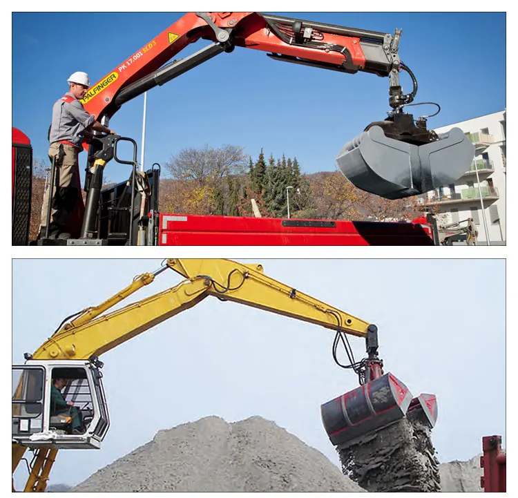 MONDE Excavator Clamshell Grab Clamshell Bucket Hydraulic Rotary ...