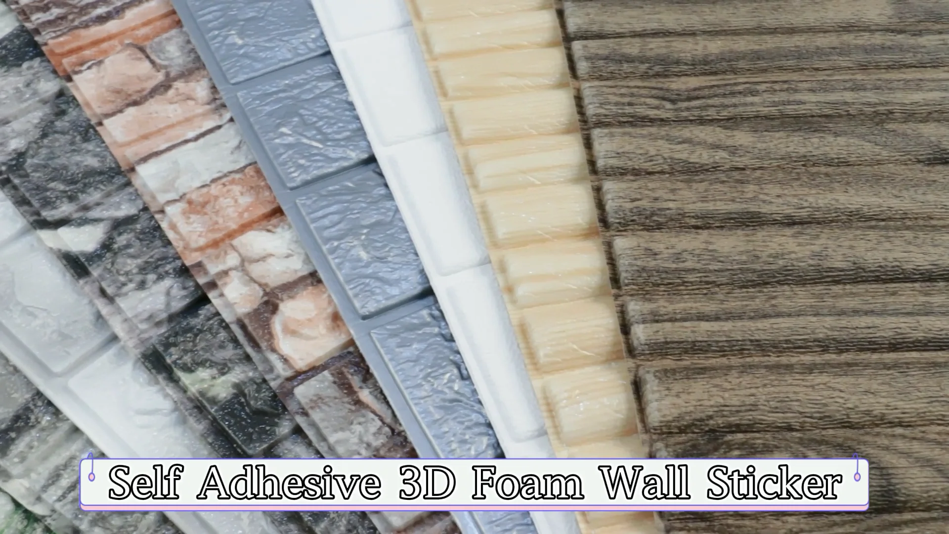 Factory Self Adhesive Wall 3d Foam Sticker Home Decoration Office Hall ...