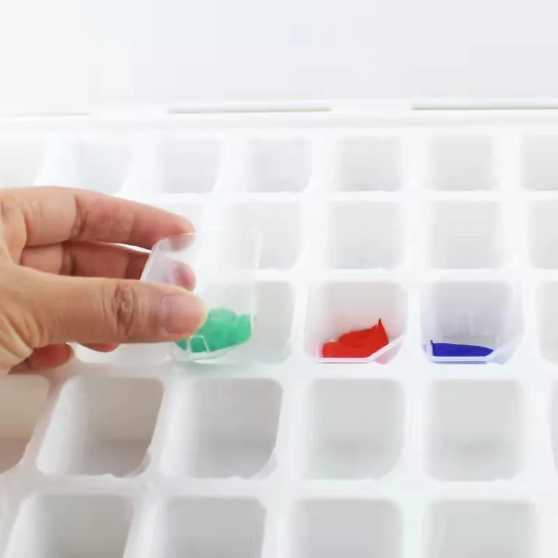 45 Grid Jelly Color Mixing Box Special Leak Proof Cup,Water Powder ...