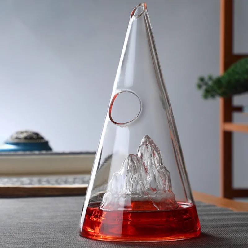 Pyramid Glass Whiskey Liquor Decanter - Buy Pyramid Shaped Bottle Glass ...