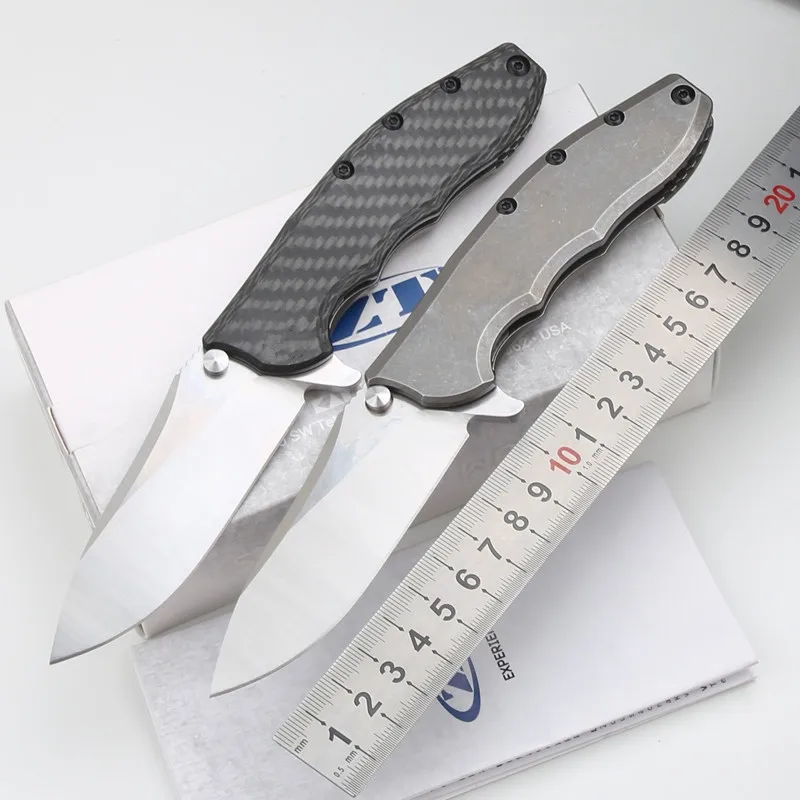 Outdoor camping folding customized knife high hardness Titanium alloy ...