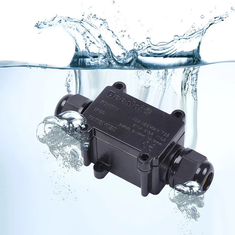 Underwater Ip68 Waterproof Quick Connect Terminal Block Junction Box 3 ...