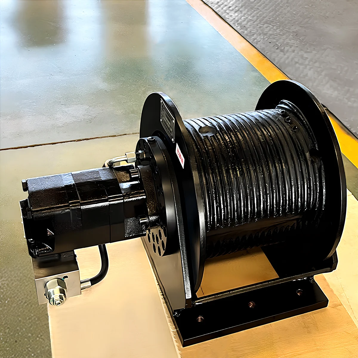 High-speed Hydraulic Winch For Forestry Tractor Logging 4/6/8 Ton ...