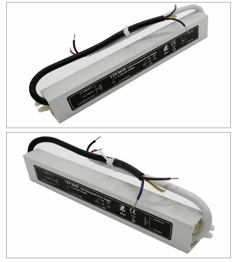 Ip67 Outdoor Waterproof Power Supply 12v 3a 36w For Outdoor Light - Buy ...
