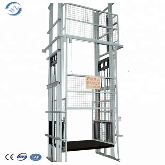 2000kg Small Hydraulic Freight Elevator for Warehouse Garage Cargo Hold ...