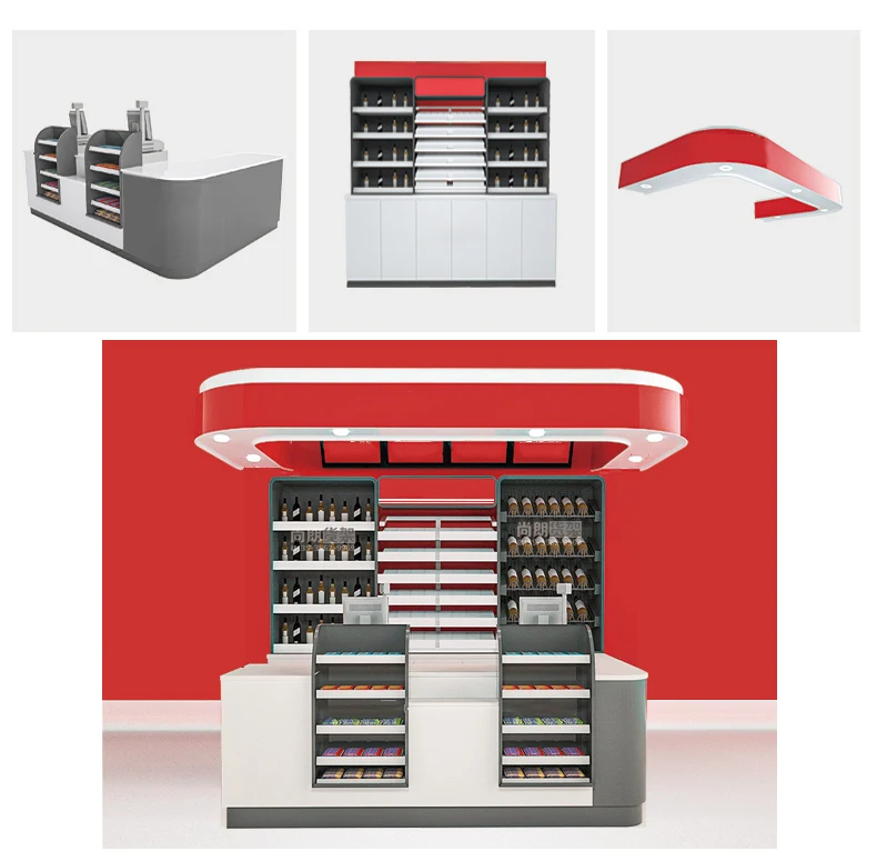 Efficient Store Sales Counter Designs - Supermarket & Pharmacies