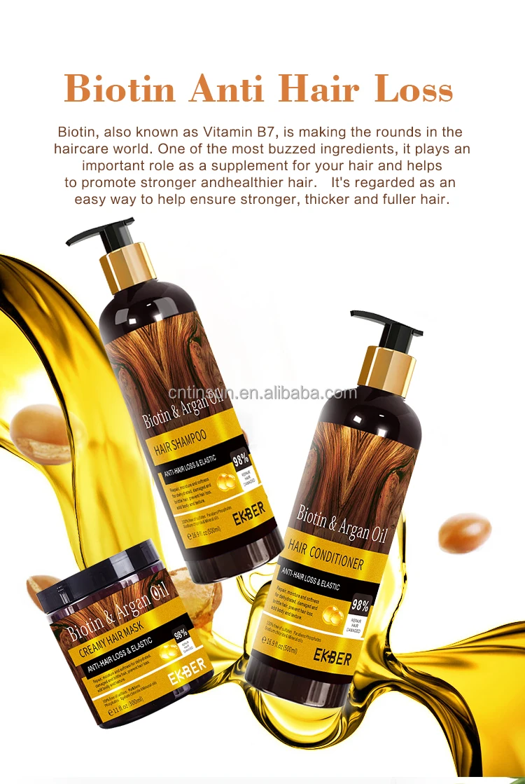 Biotin Argan Oil Shampoo - Thickening & Hair-Loss Prevention