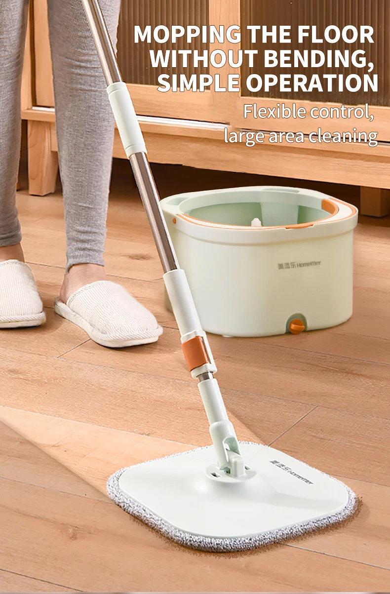 Best Selling 360 Spin Magic Mop Bathroom Mop with Bucket Quick Clean ...