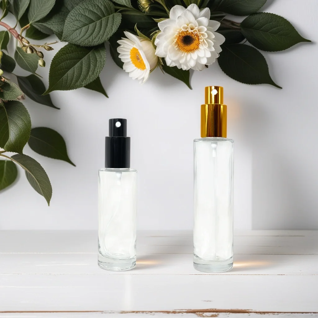 Luxury Round Cylinder Refillable Fragrance Atomizer Spray Pump Perfume ...