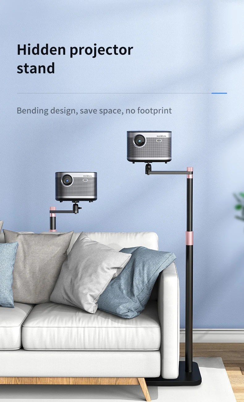 Universal 360 Degree Rotating Projector Floor Stand Landing Pad ...