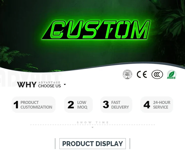 LED Illuminated Standoff Mount Acrylic Sign Kit Supports for Signage ...