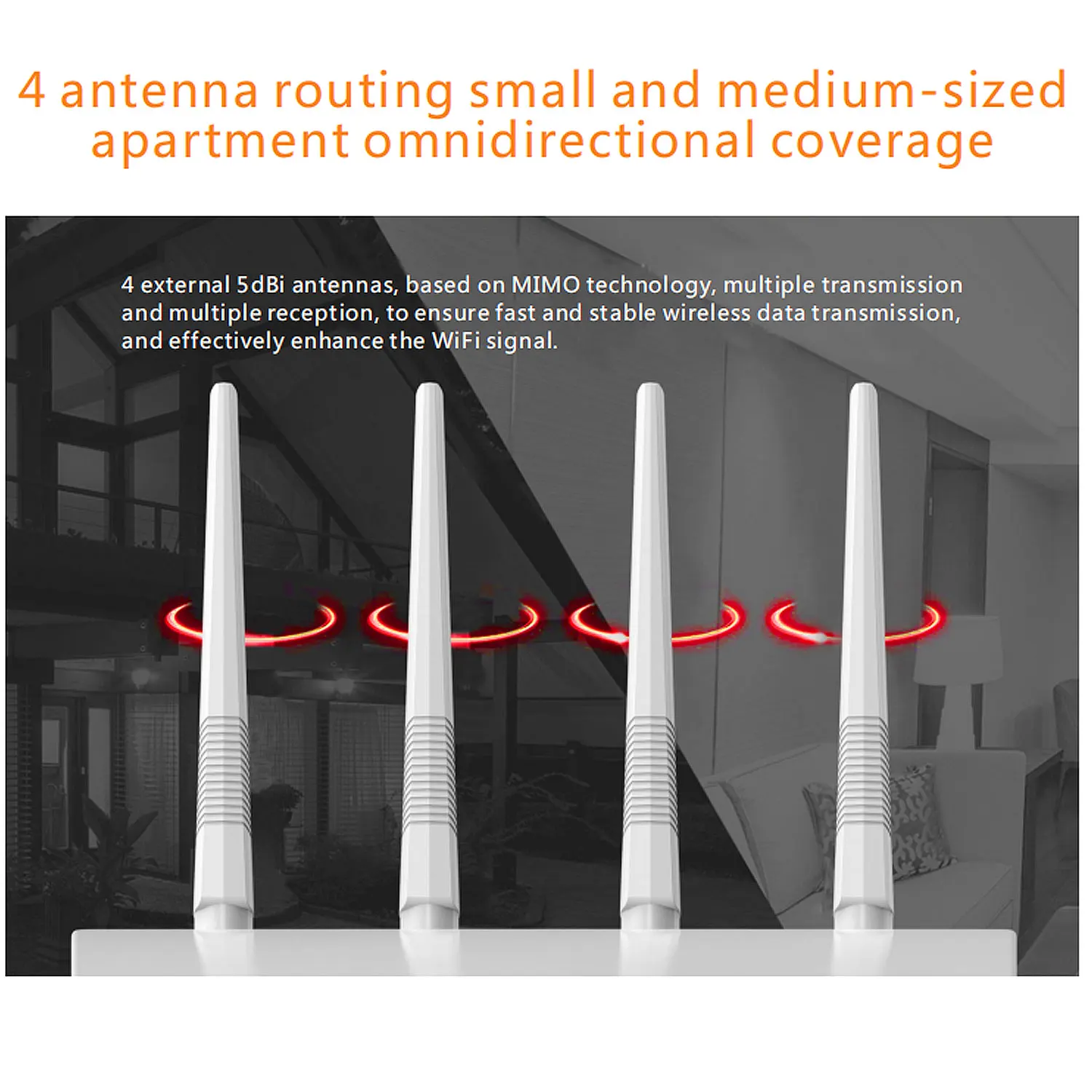 PIX-LINK Signal Booster Router - 300mbps Wireless Repeater