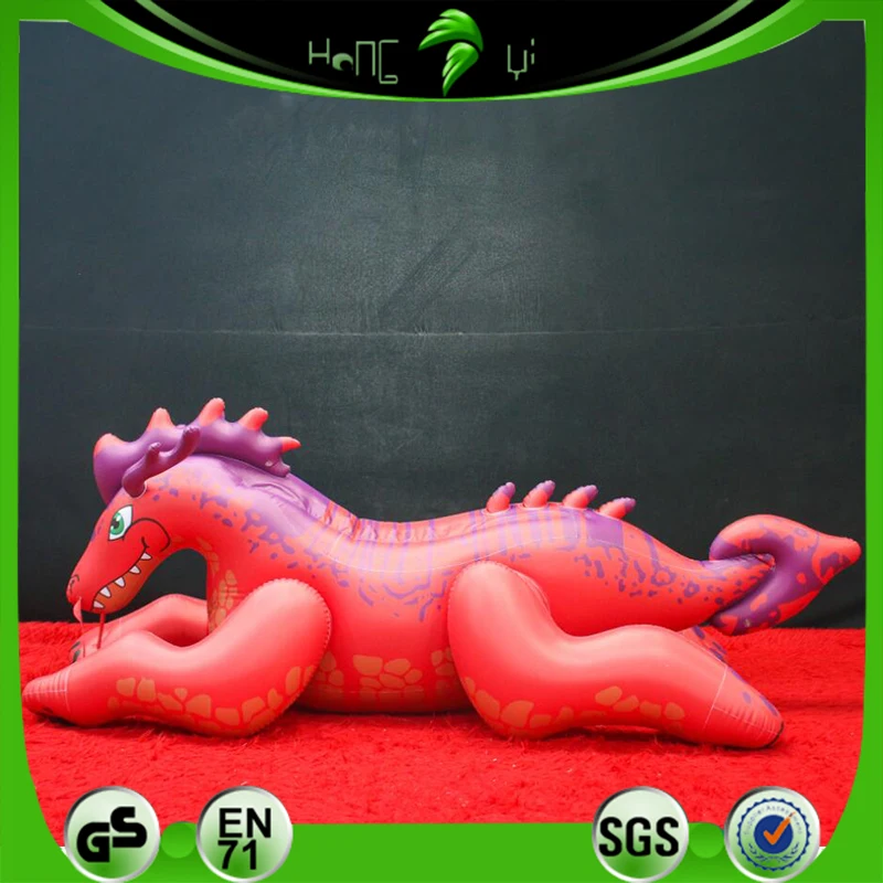 Hongyi Custom Red Wearable Inflatable Dragon Suit for Adults