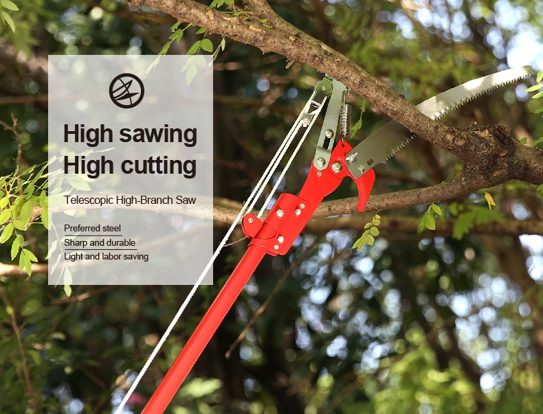 High Quality Cordless Tree Hand Pruning Pole Saw Telescopic