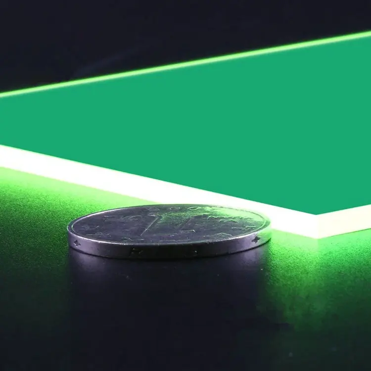 3mm 300x300mm Self-luminous Acrylic Board/photoluminescent Acrylic ...