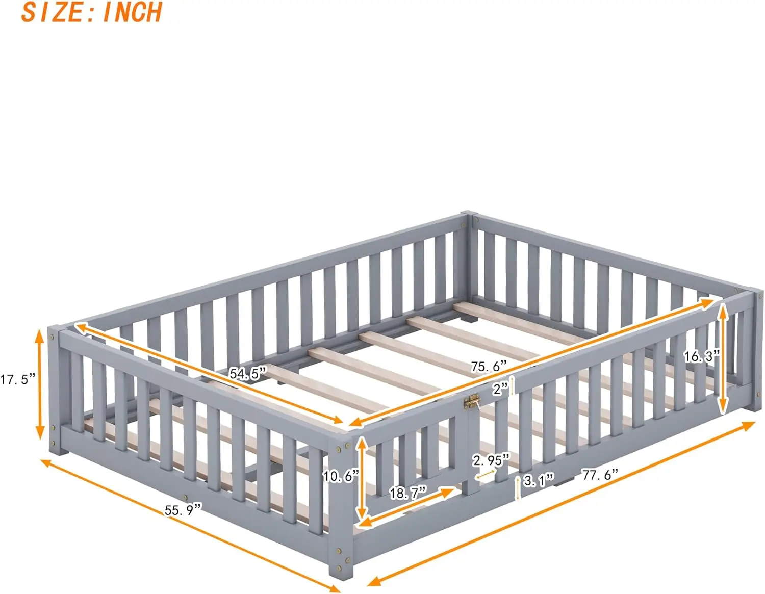 Custom Modern Furniture Baby Cribs Minimalist Design with Doors As ...