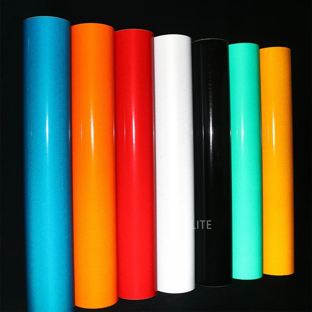 1.24*45.7m Pvc Reflective Sheet Black Brown Advertisement Reflective ...