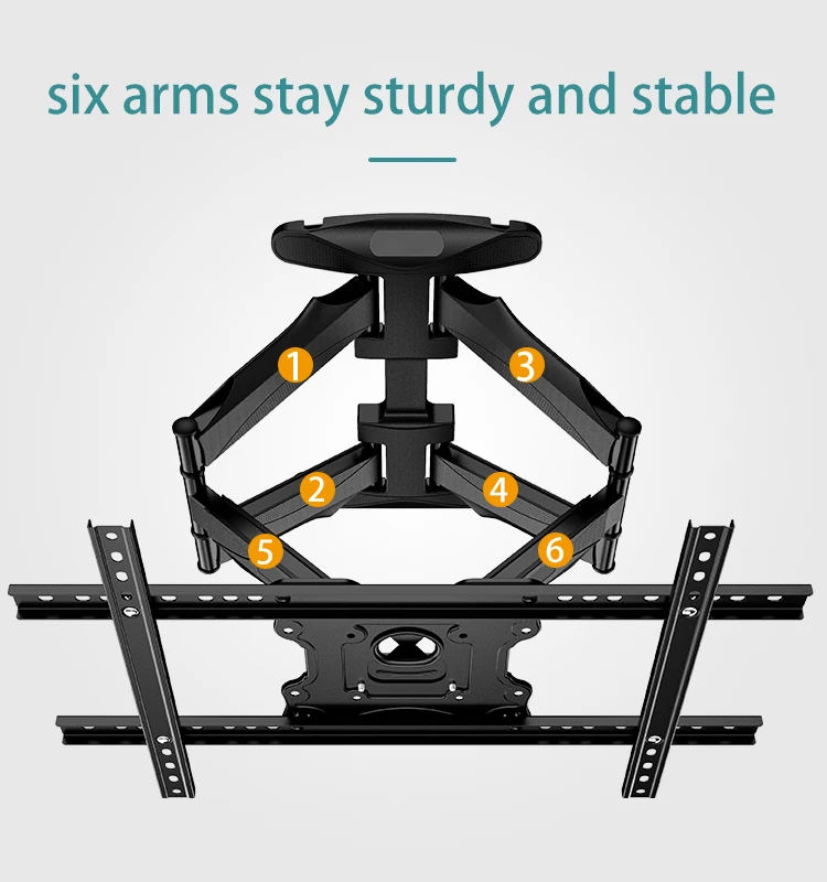 Kaloc KLC X8 Swivel Mount Full Rotating Led Long Arm Flat Degree Swivel ...