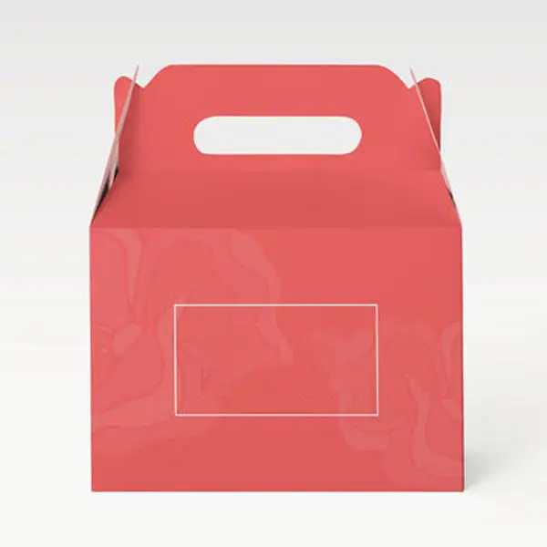 Wholesale Corrugated Kraft Iridescent Gable Boxes Food Packaging With ...