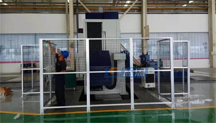 Safety Devices Modular Safety Fencing Industrial Guard Fence System ...