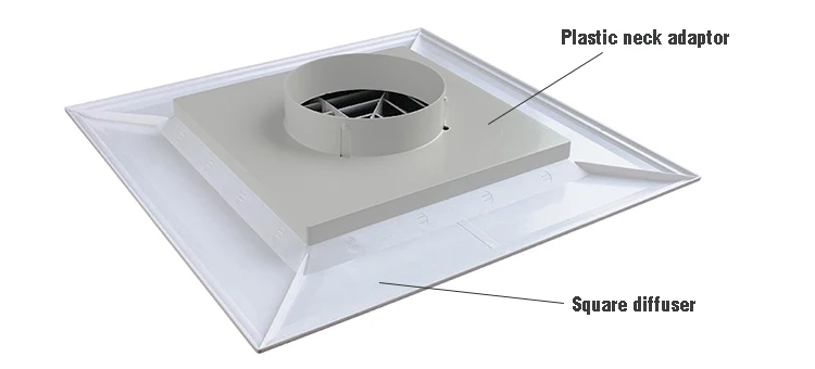 Vairtech Hvac Systems Parts - Round Duct Connector Adaptor
