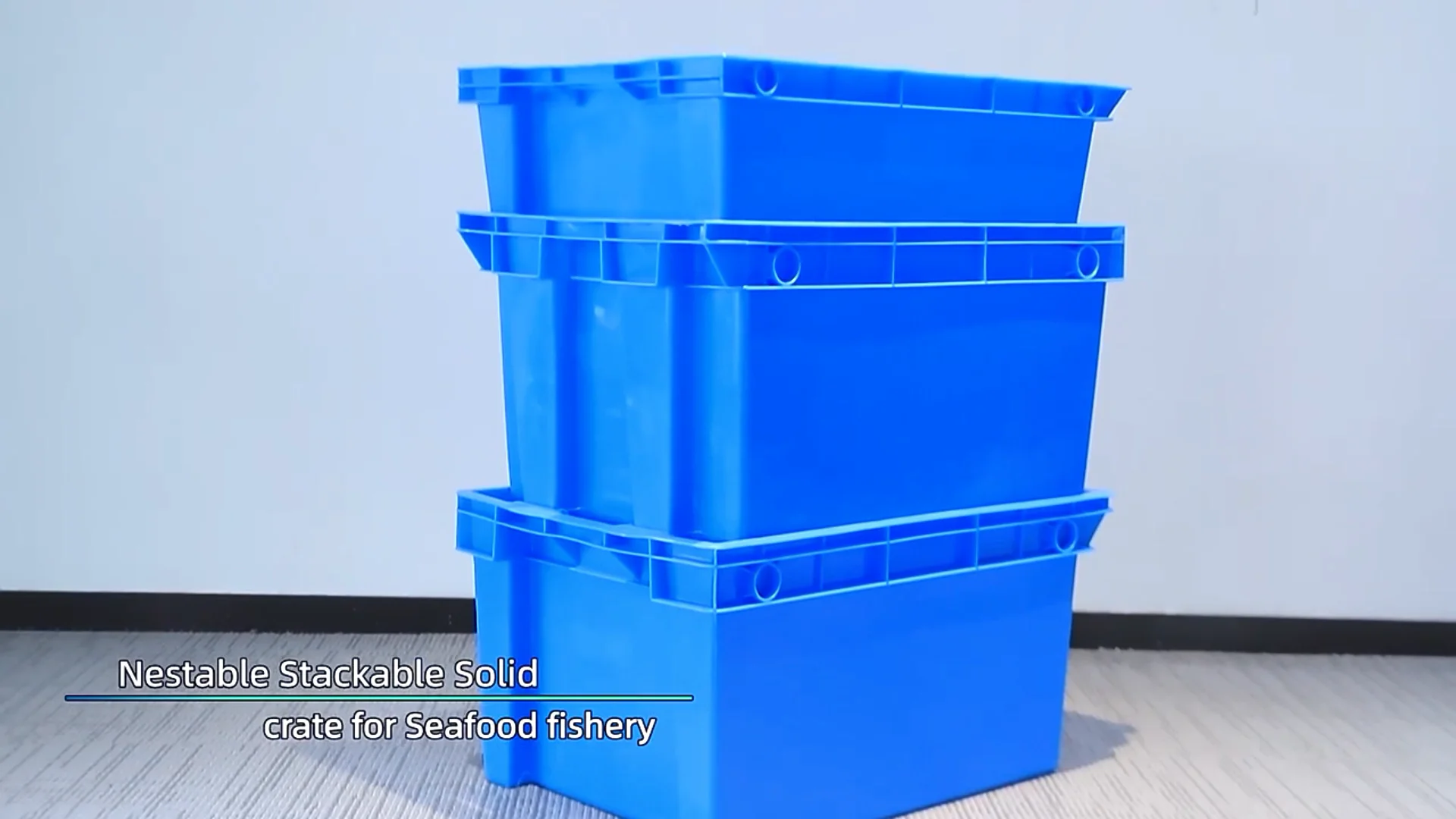 Heavy Duty Stackable Nestable Tote Bin Logistic Plastic Storage Box ...