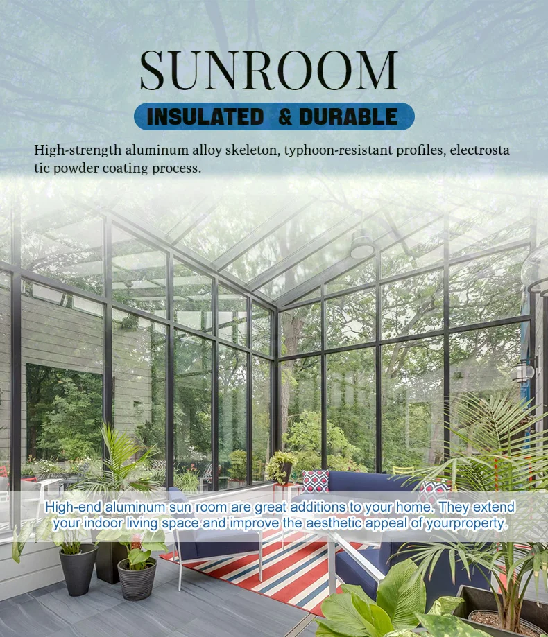 Insulated Prefab Extended for Winter Solarium Portable Retractable ...