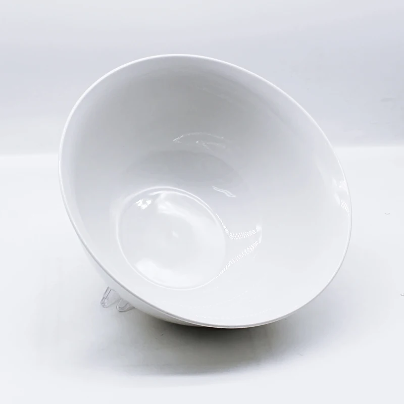 White Porcelain Ceramic Rice Bowl For Western Restaurant Hotel Salad ...