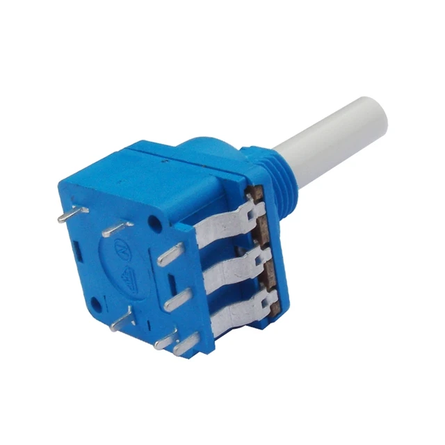 OMEG Radioohm LORLIN DPST 500k 100k Light Switch Led Rotary Potentiometer