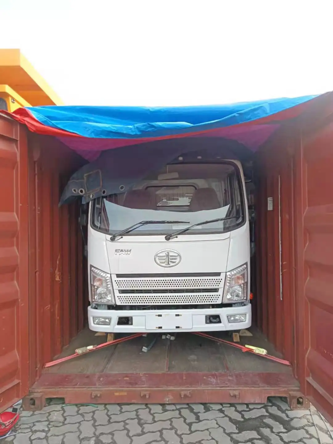 Faw Tiger Vr 1-3 Ton 4x2 Van Truck 6 Wheels Mini Lorry Truck Small ...