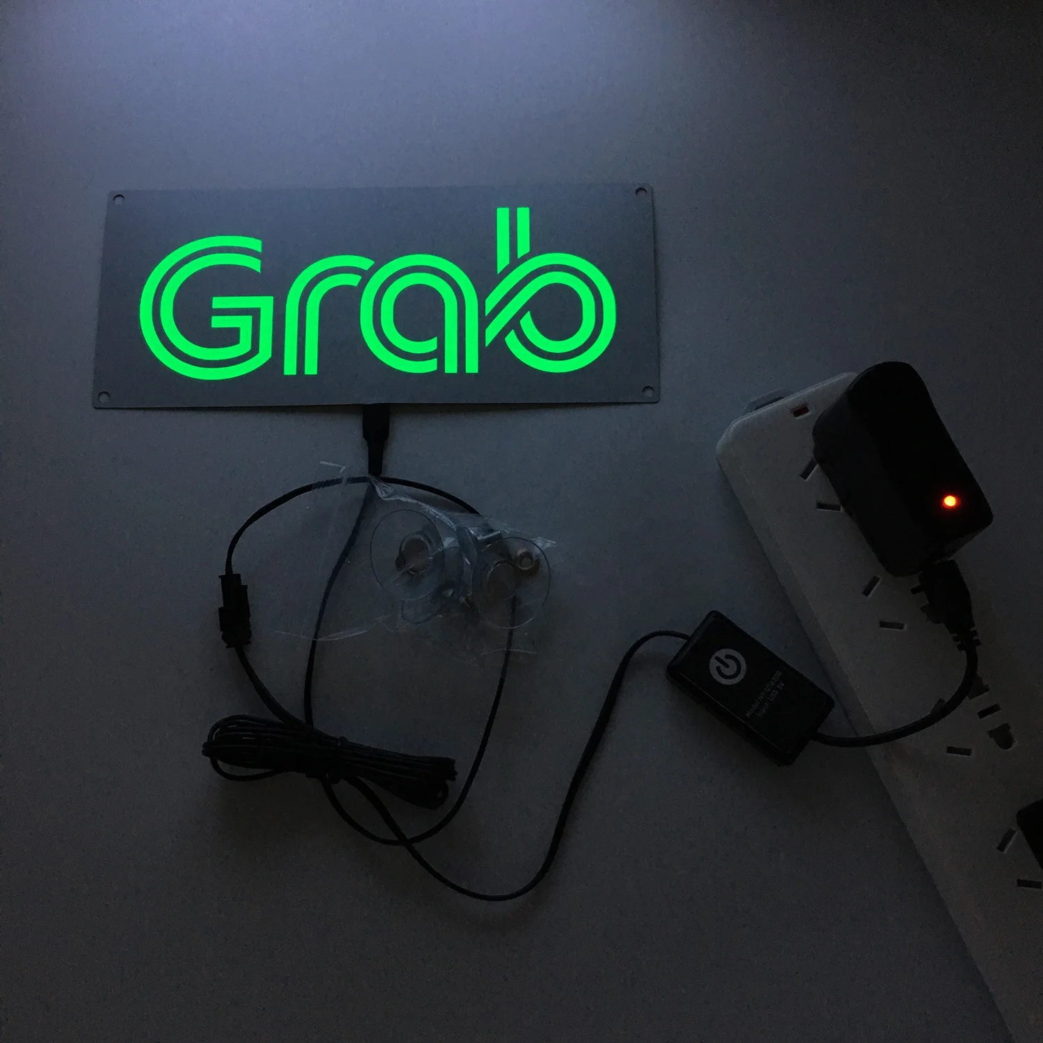 KABU RIDE Sign with Customized EL Glowing Car Sticker