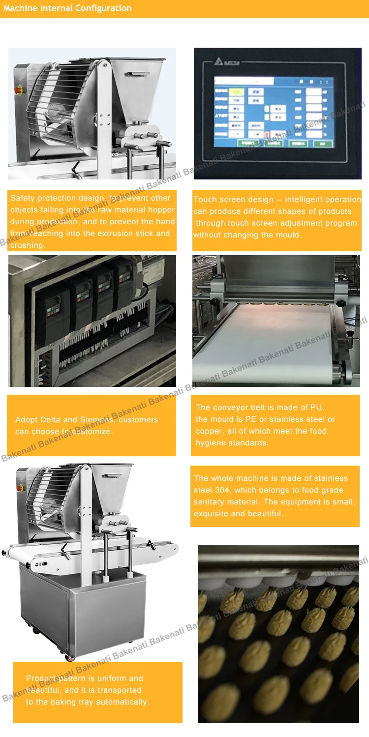 Automatic Mini Biscuit Cookie Depositor Machine for Suppliers