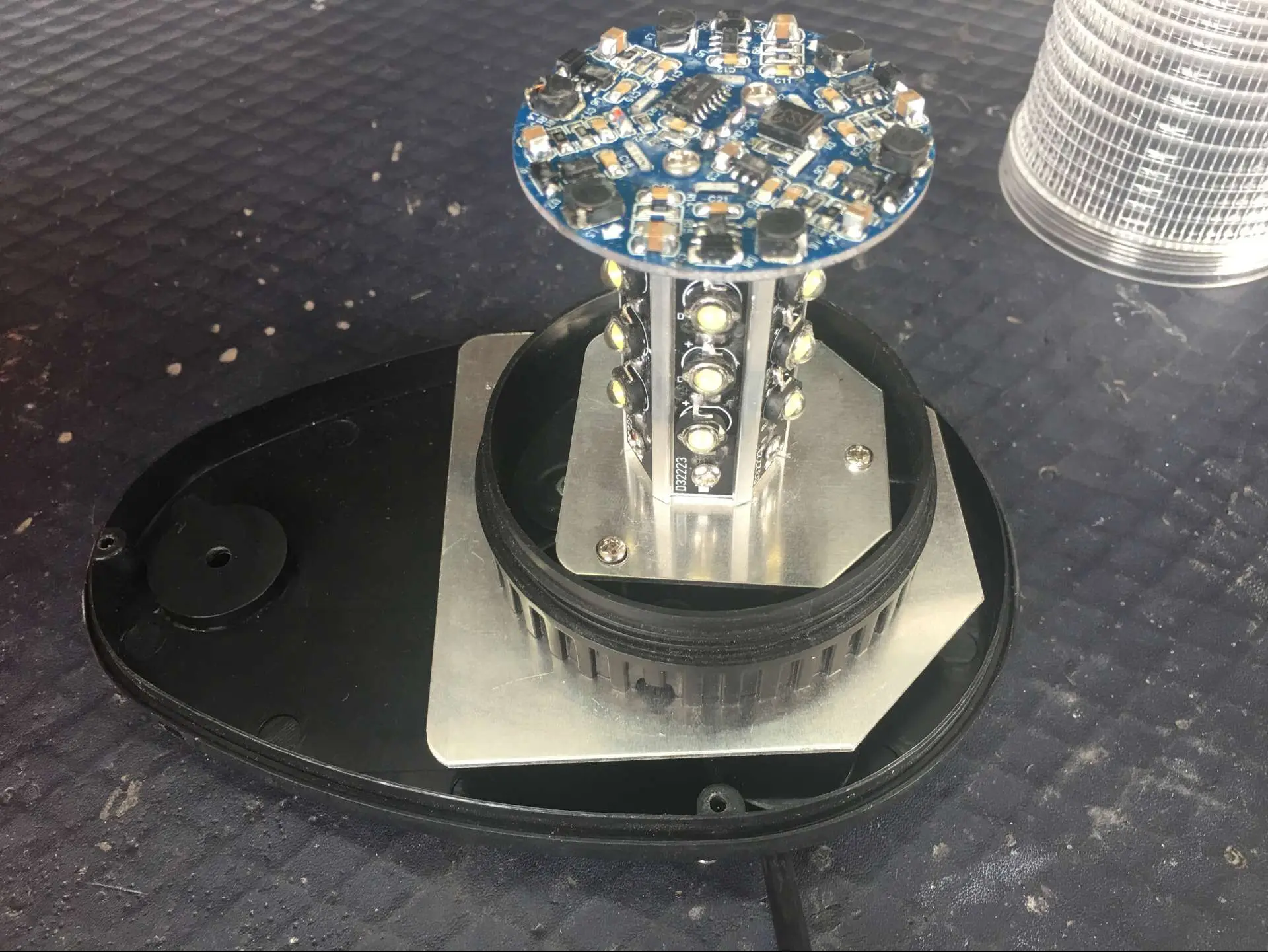 10-30v Clarins Led Snail Emergency Strobe Rotating Beacon Flashing ...