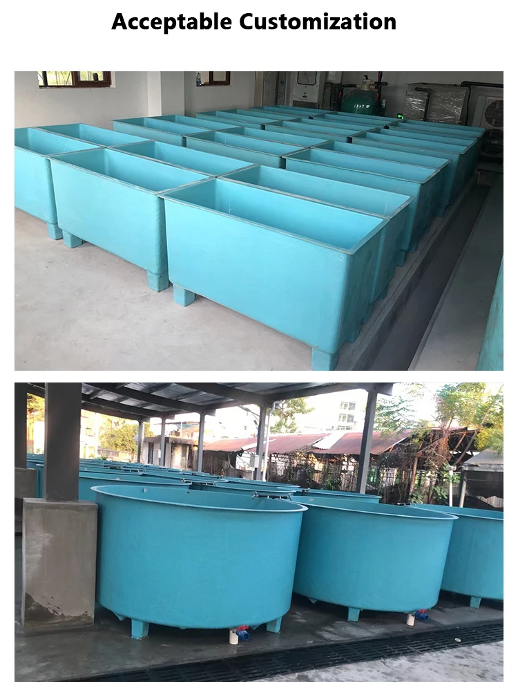 Custom Fiberglass Fish Farming Tank for Catfish & Tilapia | Eco ...