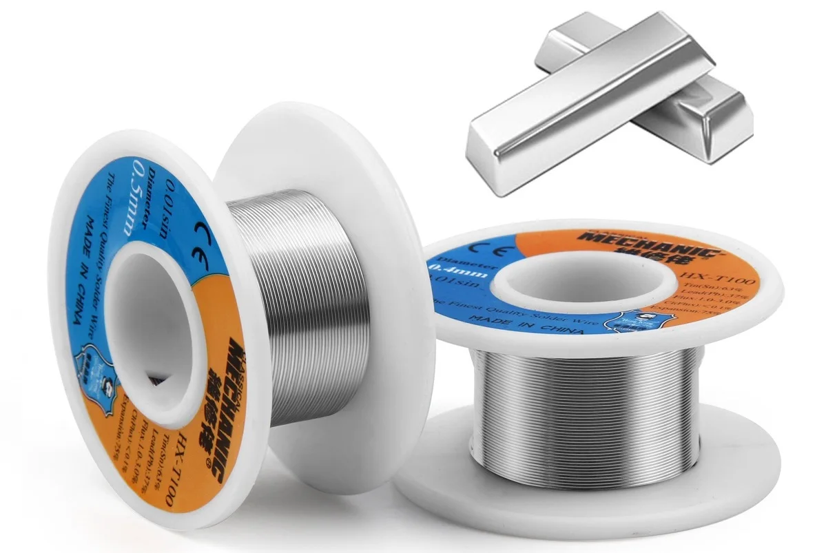 MECHANIC HX-T100 55g Mild Rosin Core Solder Wire - 183℃ Melting Point