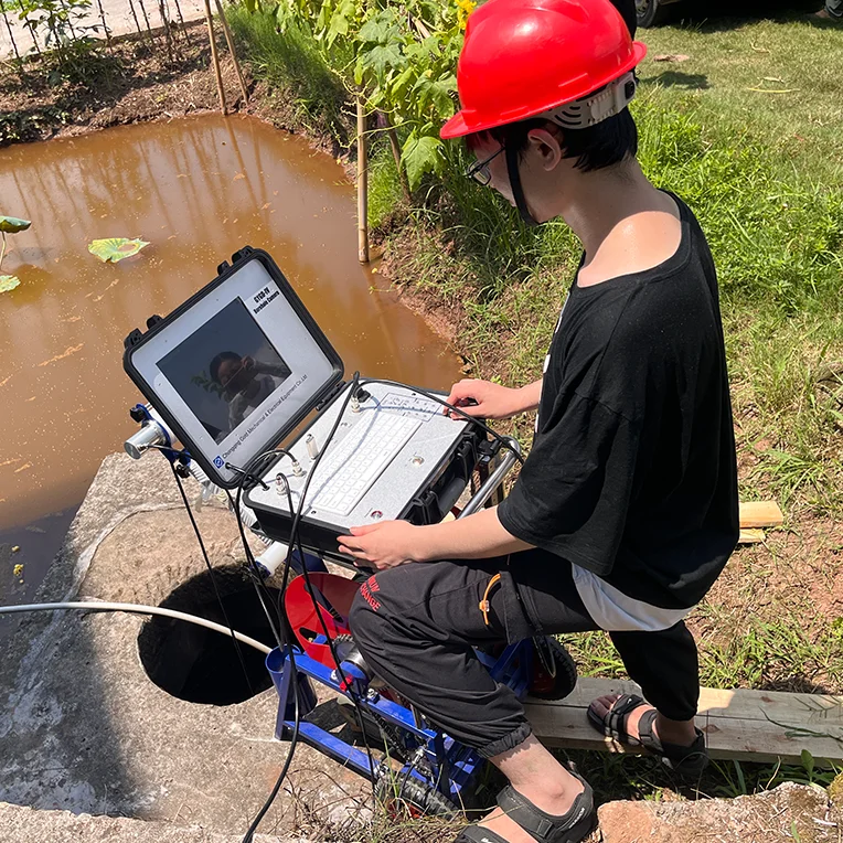 500M Borehole Inspection Camera Deep Underwater Camera Dual Camera for ...