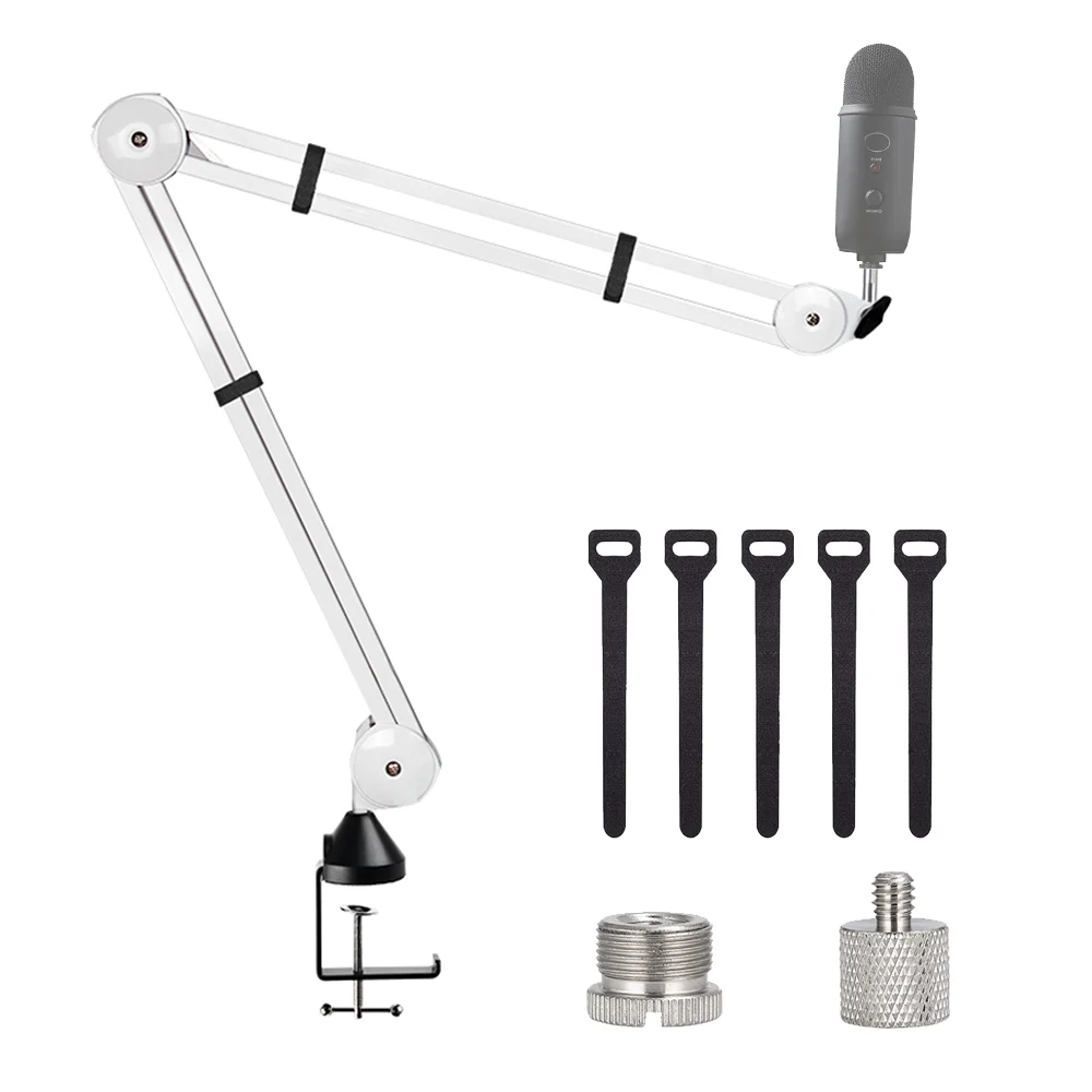 Metal Microphone Adjustable Arm Stand for Studio & Broadcast