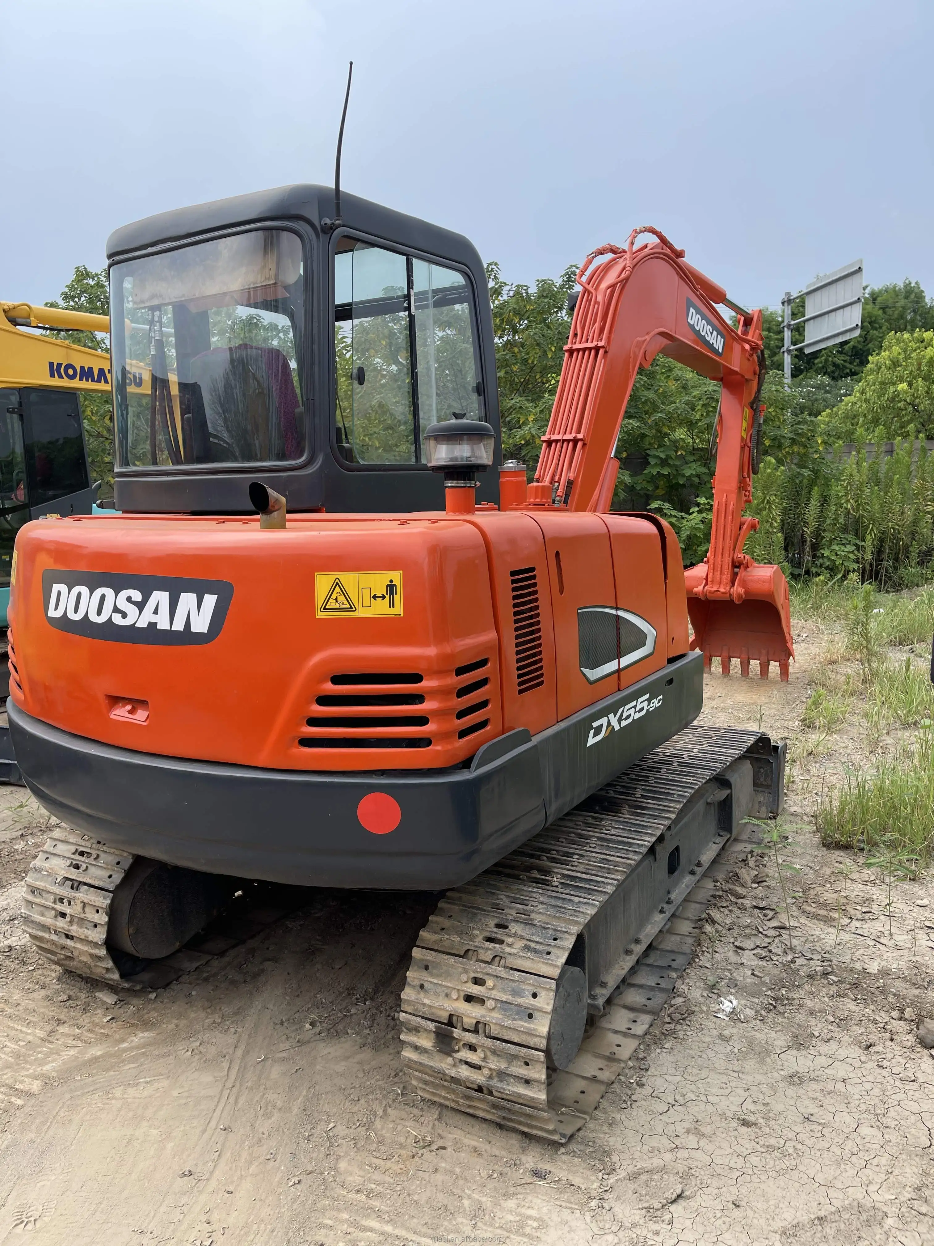 Doosan DX55-9 Excavator 5.5 ton Used Digger Original From Korea with ...
