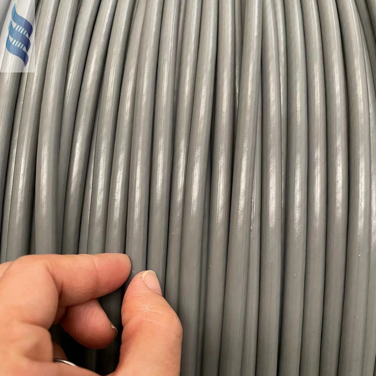 6x19+fc-6.0 to 10.0 PA11 Nylon11 Plastic Coated Hot Galvanized Steel ...