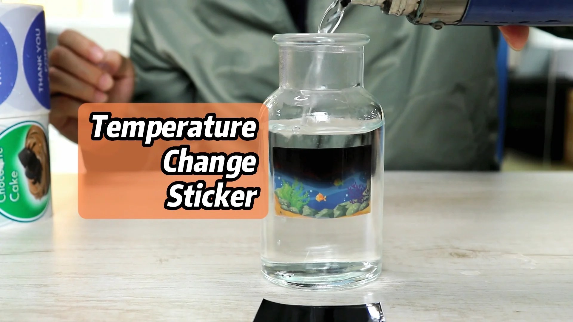 Custom Printing Thermochromic Change Heat Sensitive Logo Label Vinyl ...