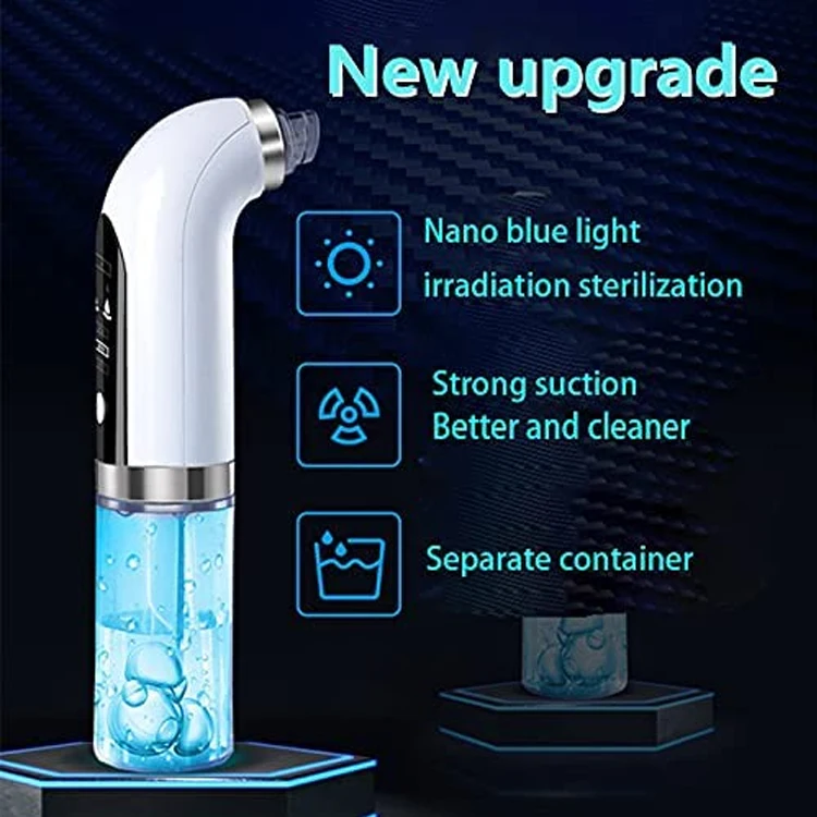 Blu-ray Pore Vacuum Blackhead Remover Portable Hydra Oxygen Facial ...