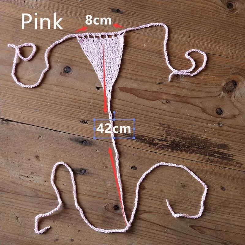 Handmade Sexy Wholesale Bikini Mini T-back Micro Swimwear Women Crochet ...